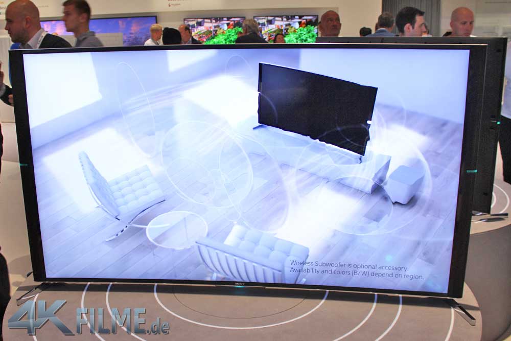Sony S90 Curved 4K Fernseher auf der IFA 2014 (Bilder) - 4K Filme