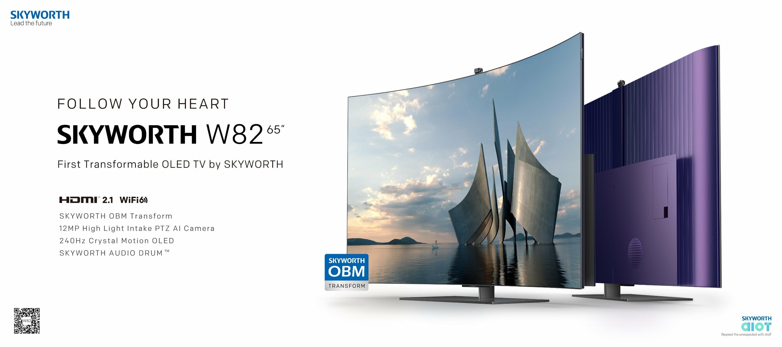 Skyworth W82: Dieser biegsame 4K OLED TV mit HDMI 2.1 ist "leider geil"